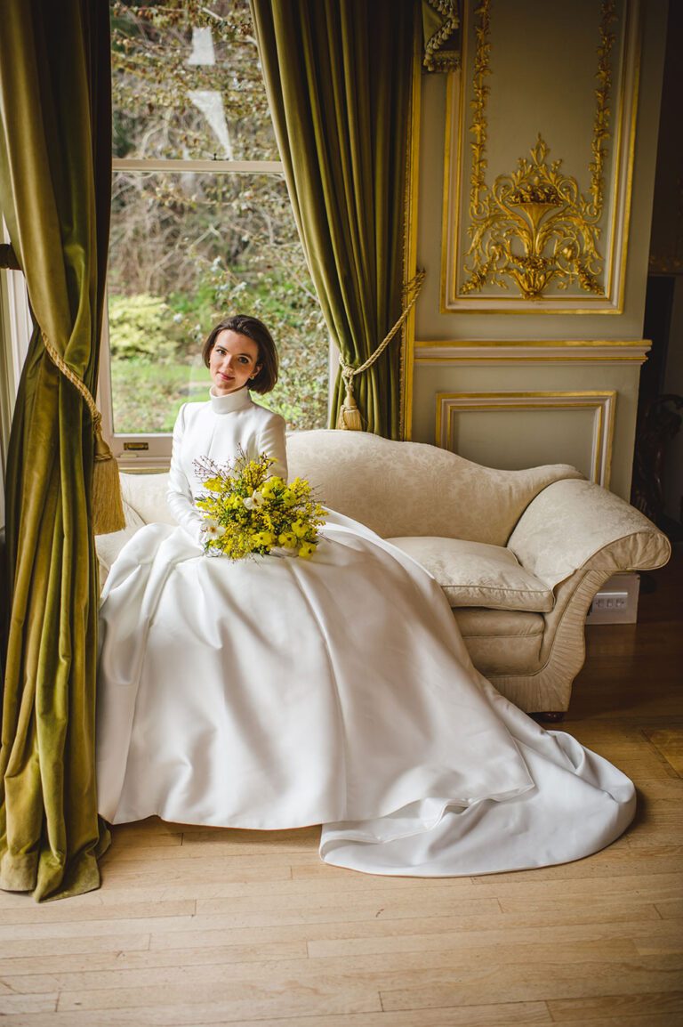 Miss Bush at 35 + our 'Chloe' anniversary dress by Jesus PeiroMiss Bush