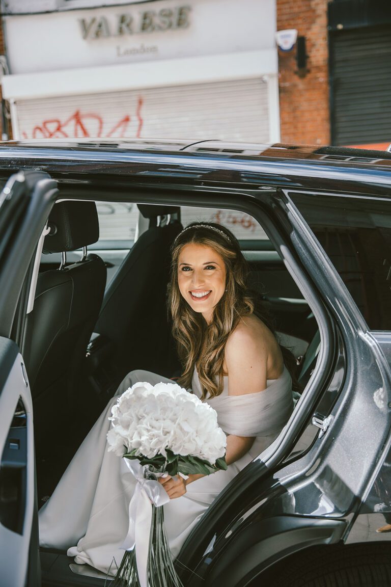 Jesus Peiro 2352 bridal jumpsuit for Sofia's chic London weddingMiss Bush